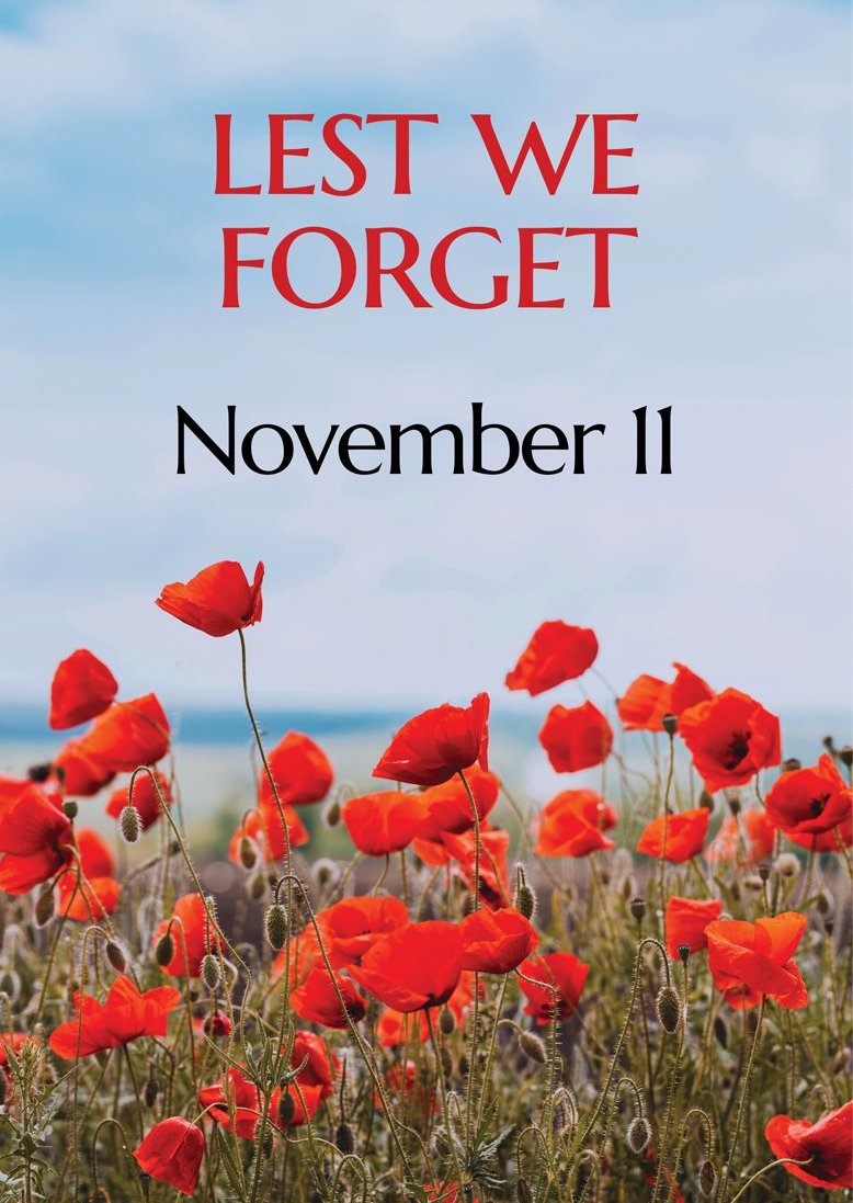 Lest We Forget – Honoring & Remembering: Veterans Day/Remembrance Day ...